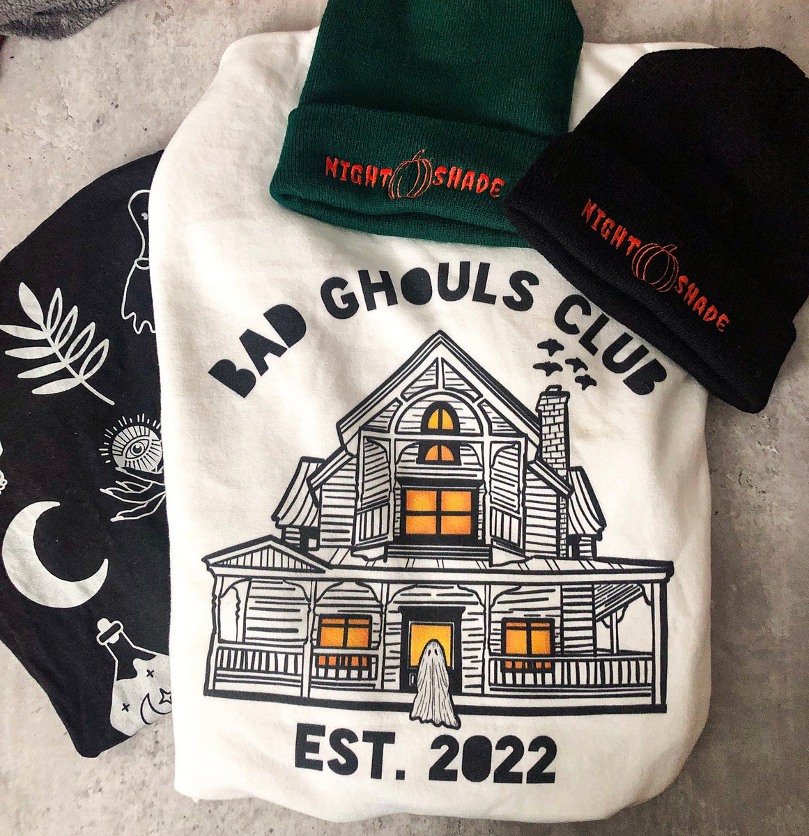 handmade prints | printed clothing | spooky season outfits – Nightshade ...